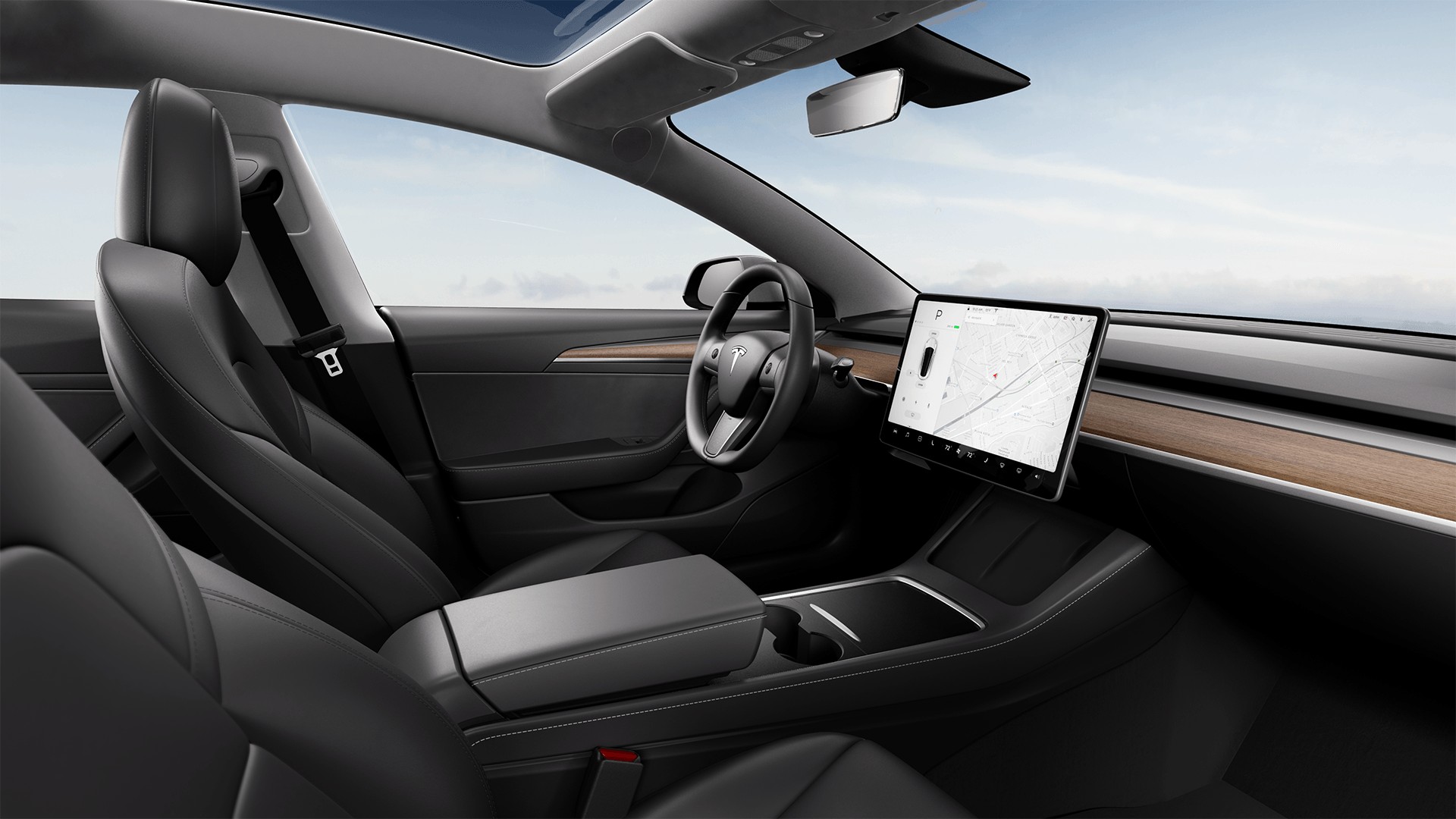 Tesla Model 3 2021 in Pearl White Multi Coat ab 809 abonnieren