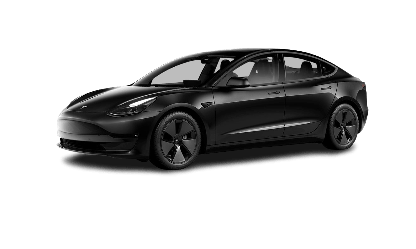 Neu Tesla Model 3 Standard Plus Hinterradantrieb 2021 in Solid Black ab ...